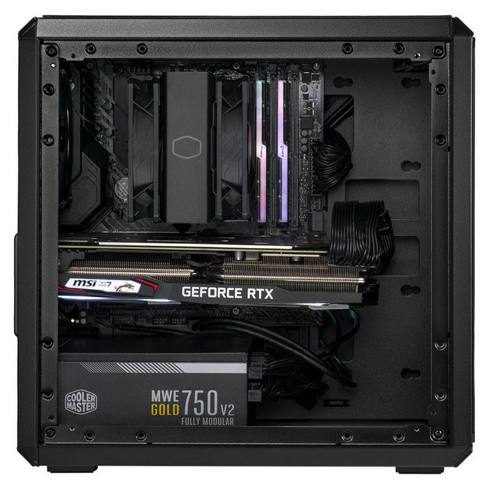 Cooler Master Q300L V2 Micro-ATX case, tempered glass - black Q300LV2-