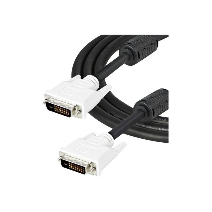 StarTech.com 2m DVI-D Dual Link Cable - Male to Male DVI-D Digital ...