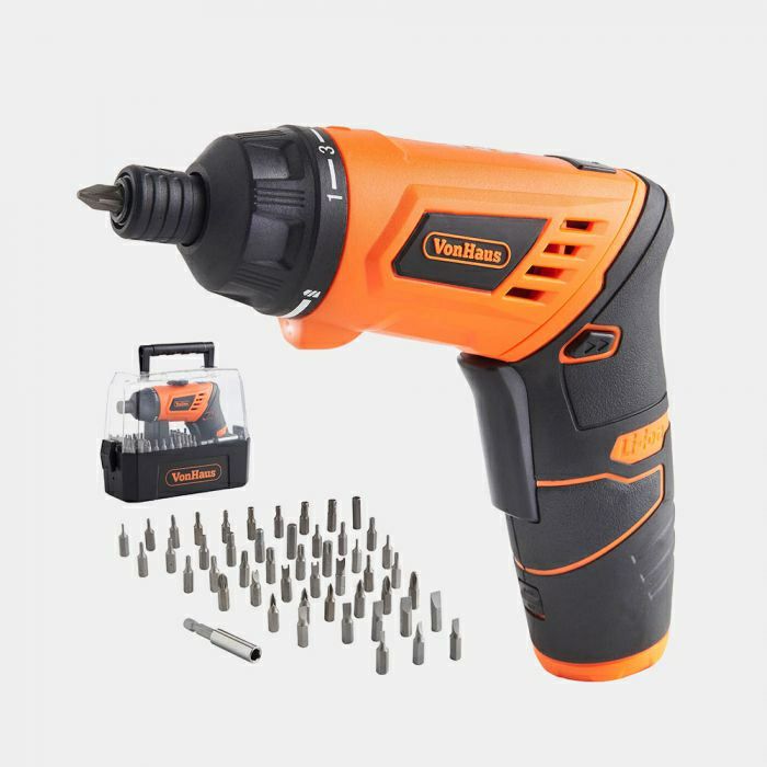 Vonhaus cordless screwdriver 50-piece set