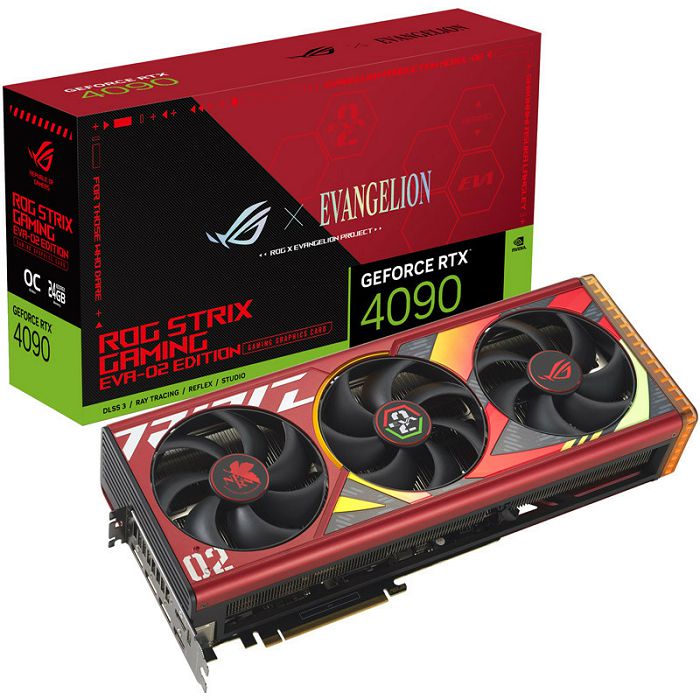 ASUS GeForce RTX 4090 ROG Strix O24G EVA-02 Edition, 24576 MB GDDR6X 9