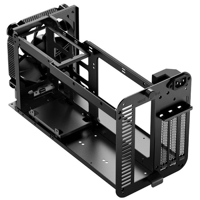 Jonsbo V11 Black , mini-ITX case, PCI-E 4.0 - crno