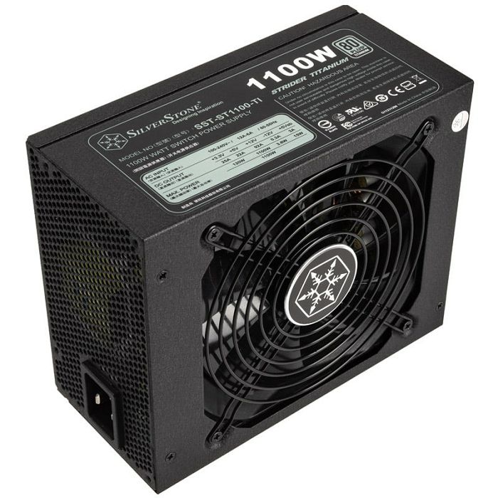 SilverStone SST-ST1100-TI v1.1 Strider 80 PLUS Titanium, modular - 110
