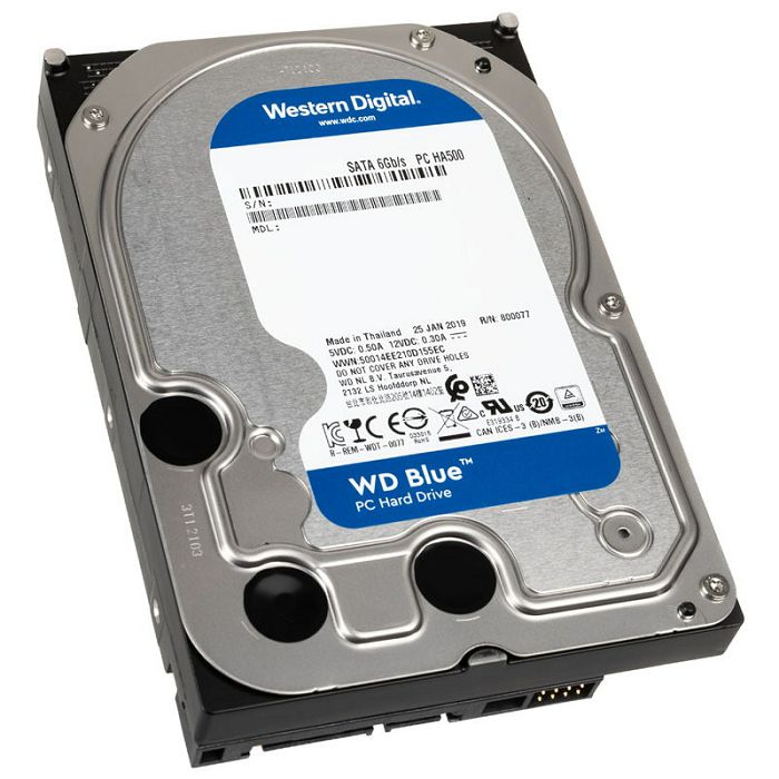 Western Digital Blue, SATA 6G, 3,5" - 6 TB WD60EZAZ
